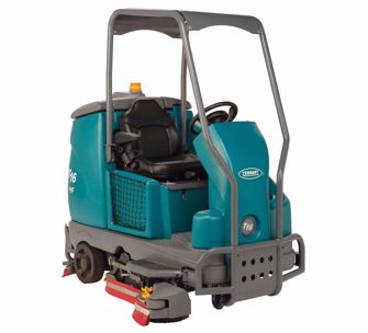 T16 – Battery-Powered Ride-On Floor Scrubber - Central Florida Forklift